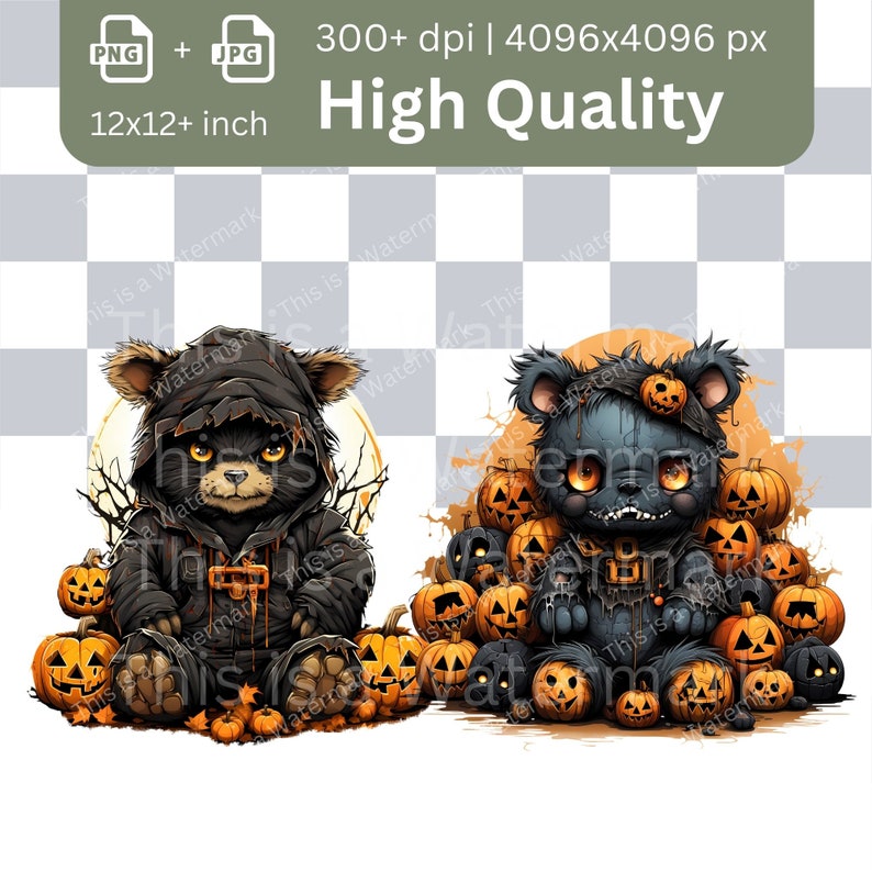 Scary Teddy Bear Clipart 77 PNG Bundle Halloween Evil Teddy - Etsy ...