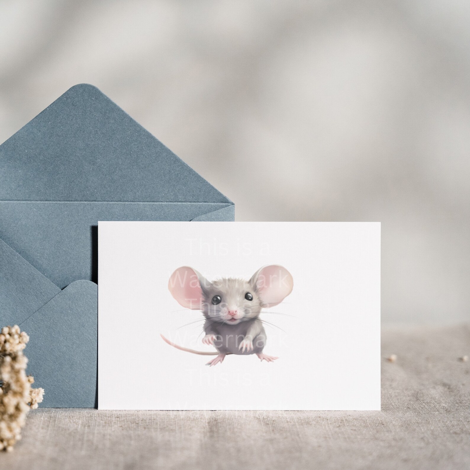 Cute Mouse Clipart 6 High Quality Pngs Nursery Art Card Making - Etsy