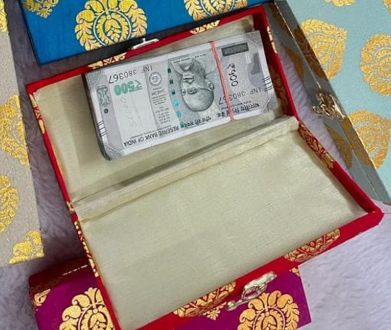 100 Handmade Decorative Sweet Box, Fabric Brocade Box for Indian ...