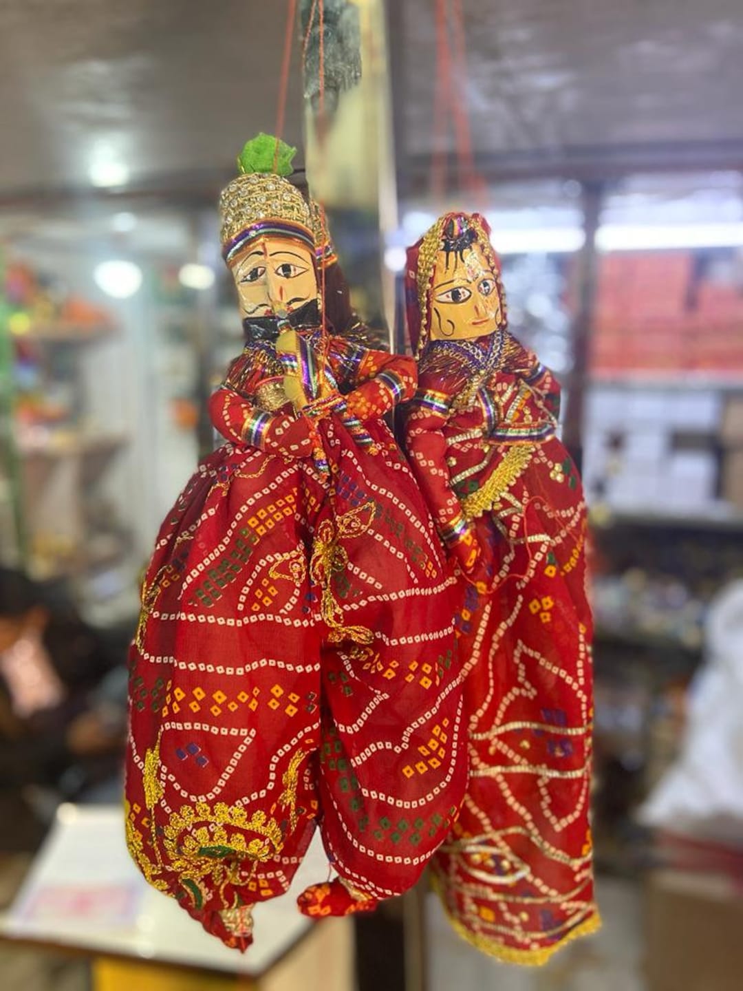Rajasthani Puppet, Kathputli, Traditional Handmade Puppet Wedding ...