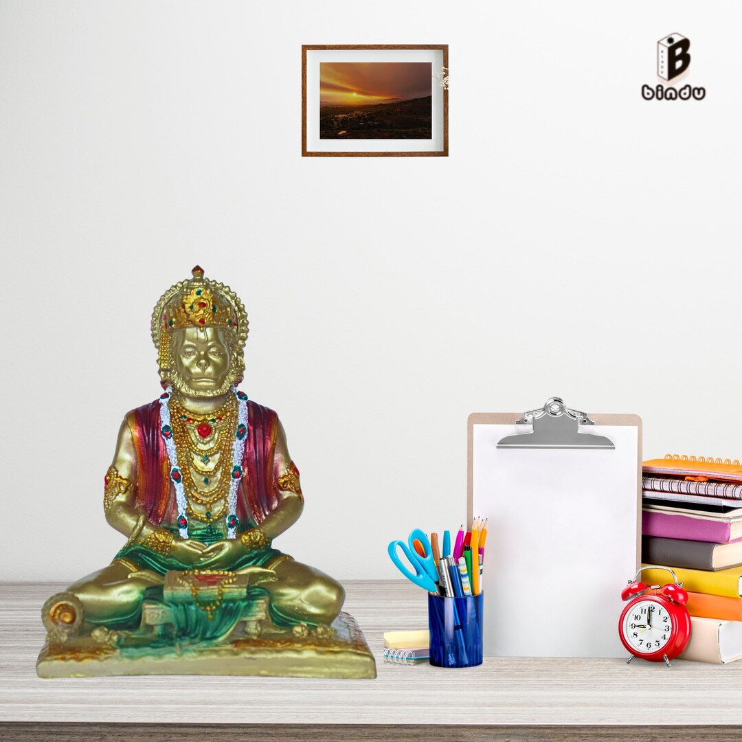 Hanuman Statue, Vintage Hanuman Mini Statue, Small Monkey God, Divine ...