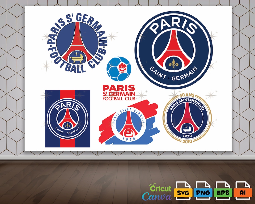 PSG Paris Saint Germain SVG and PNG Formats Ready to Use - Etsy