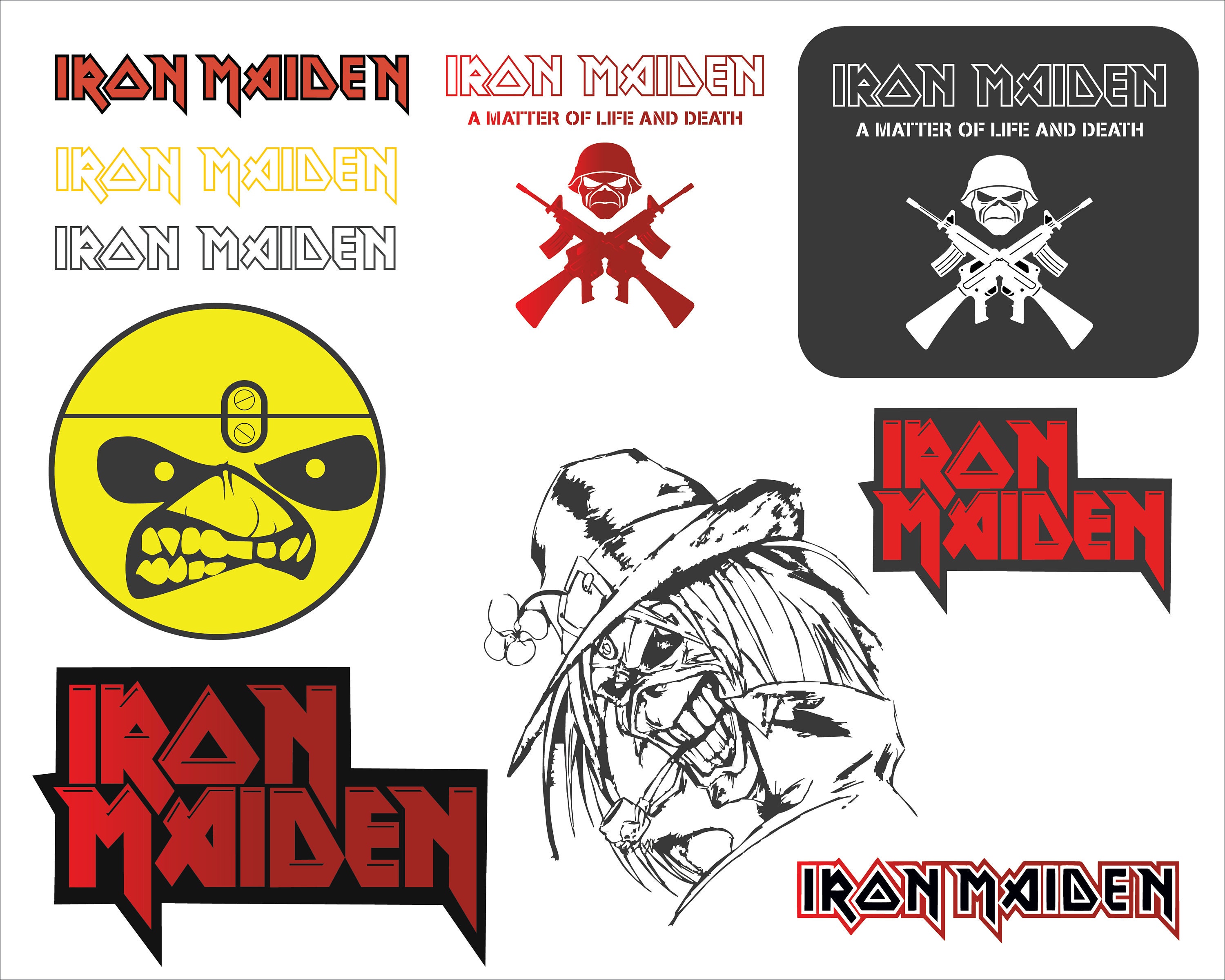 IRON MAIDEN SVG Png Eps and Ai Formats Ready to Use for - Etsy Singapore