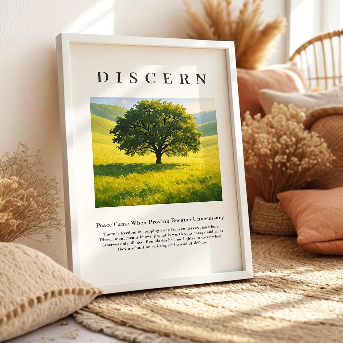 Discern Printable Digital Wall Art Home Decor Gift Self Improvement ...