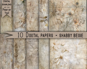 Digital Paper Pack Digital Download Scrapbook Paper Kit Collage Sheet ...