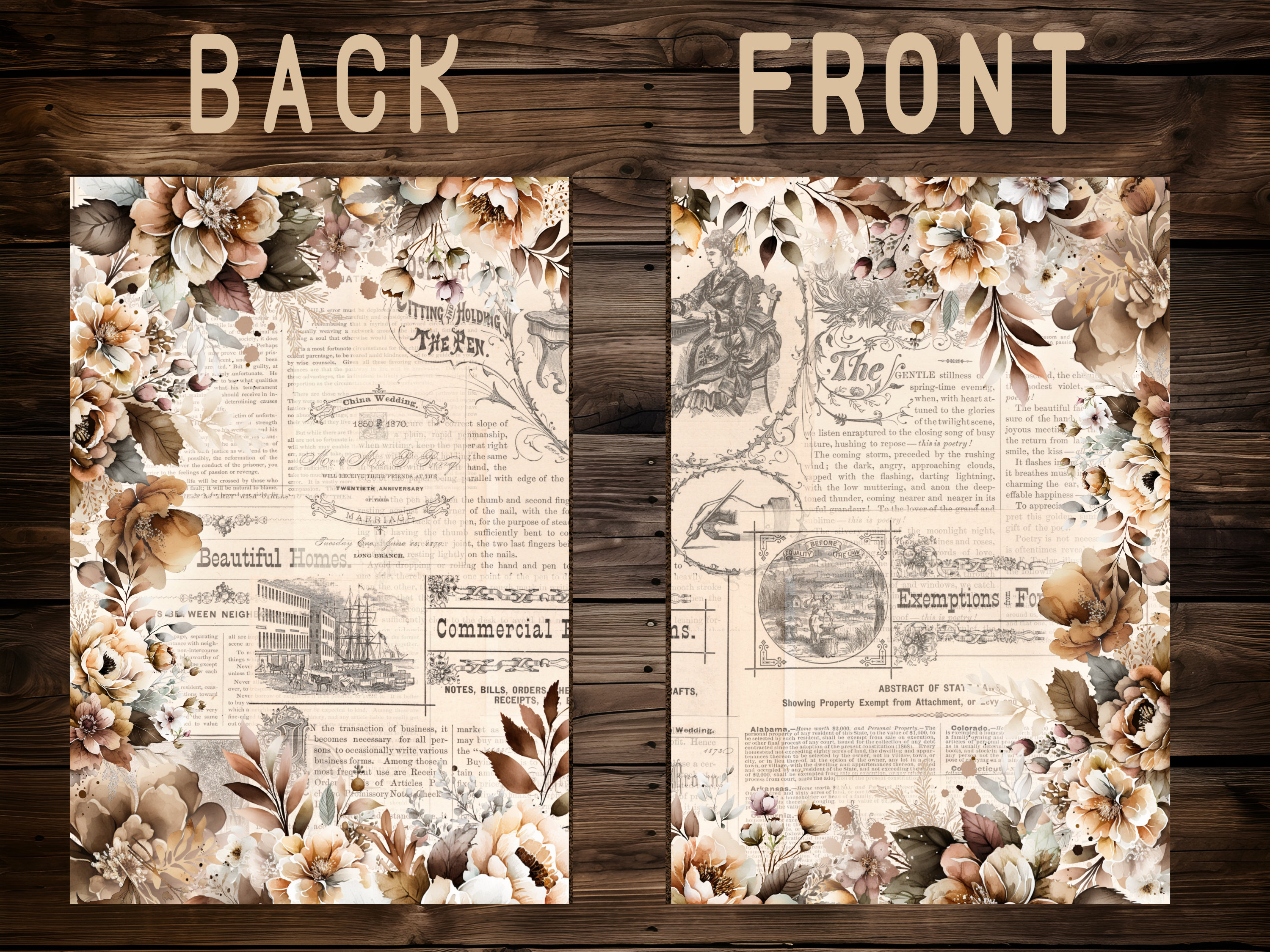 Digital Reading Journal Printable Reading Tracker Journal Junk Journal ...