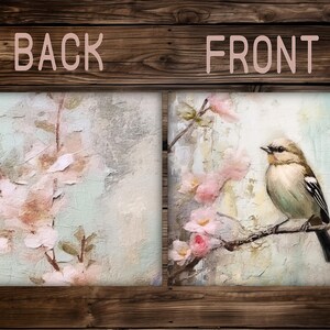 Digital Scrapbooking Kit Bird Folio Template Vintage Style Album ...