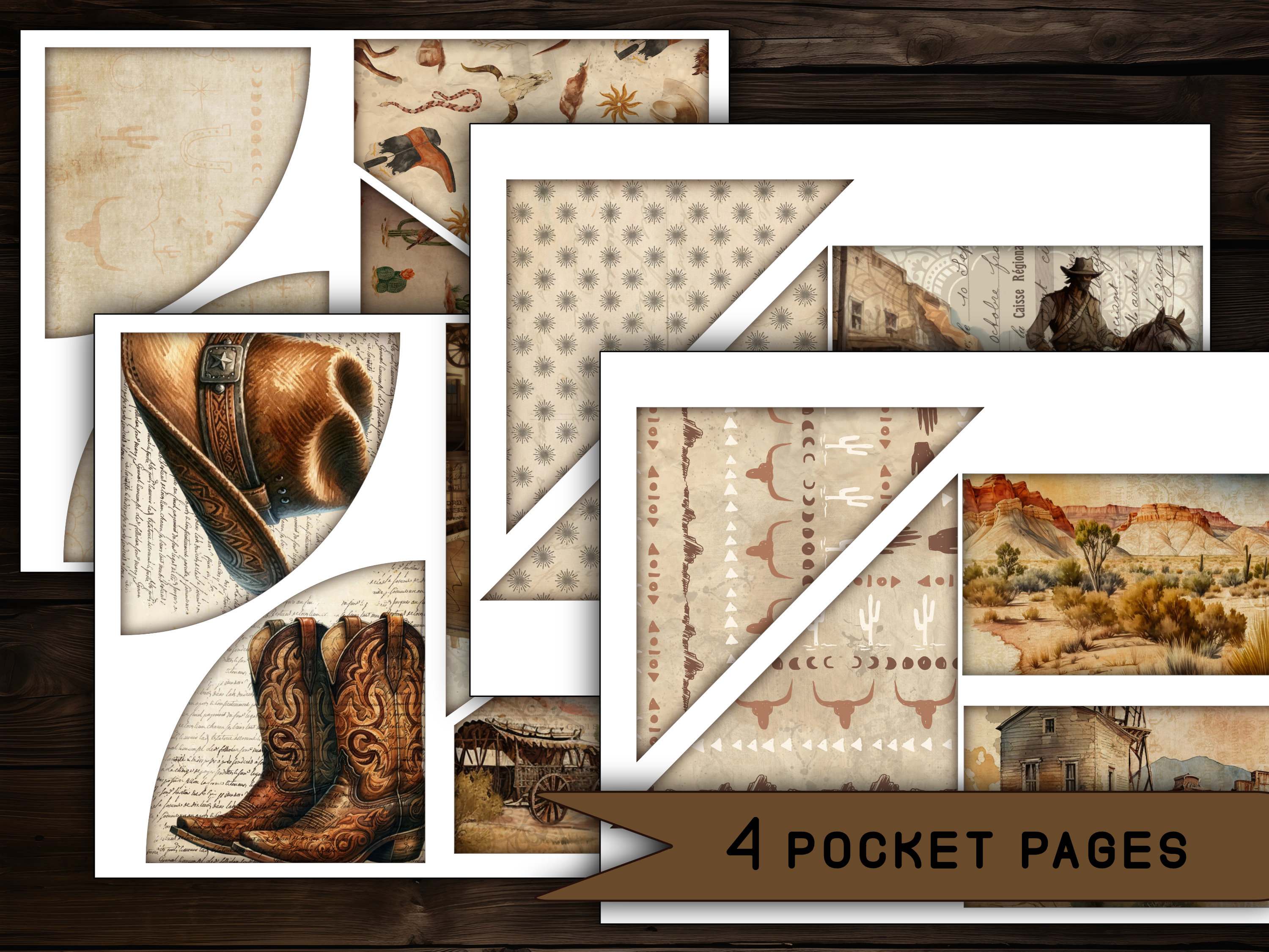 Junk Journal Kit Complete Printable Journals Digital Paper Vintage ...