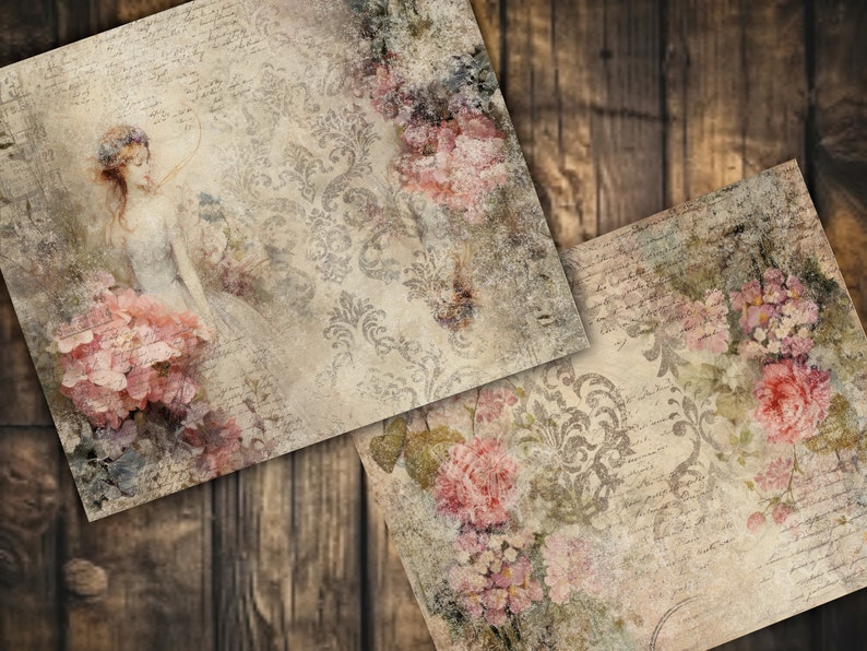 Digital Paper Pack Digital Download Scrapbook Paper Kit Collage Sheet ...