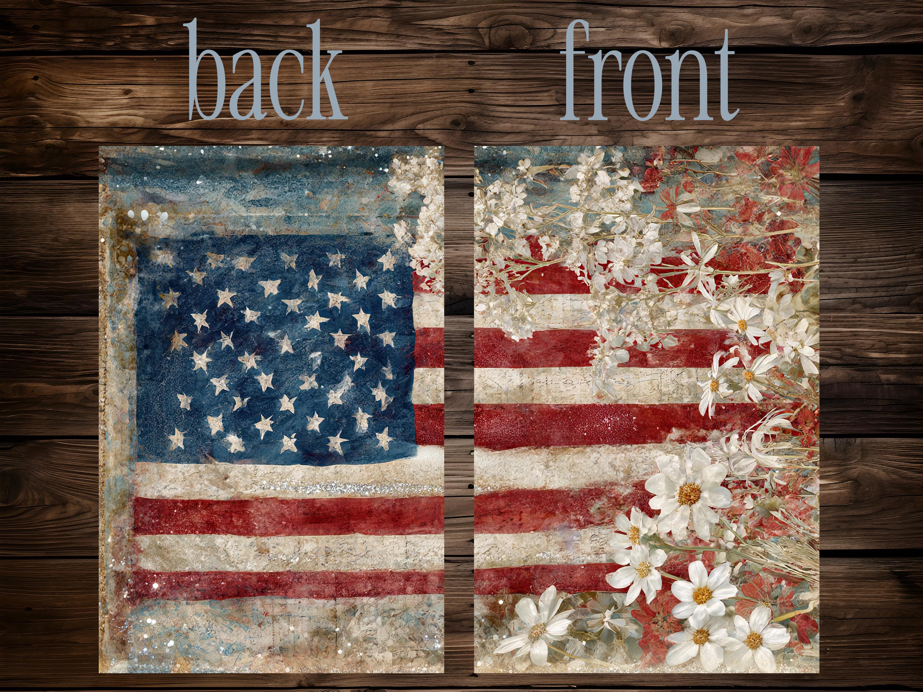 July 4th Stationery Folio Kit Printable Vintage Americana Junk Journal ...