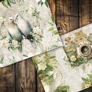 Digital Paper Pack Digital Download Scrapbook Paper Kit Collage Sheet ...