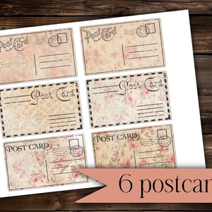 Digital Download Stationery Floral Paper Craft Kit for Pen Pal Vintage ...