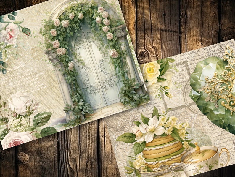 Digital Paper Pack Digital Download Scrapbook Paper Kit Collage Sheet ...