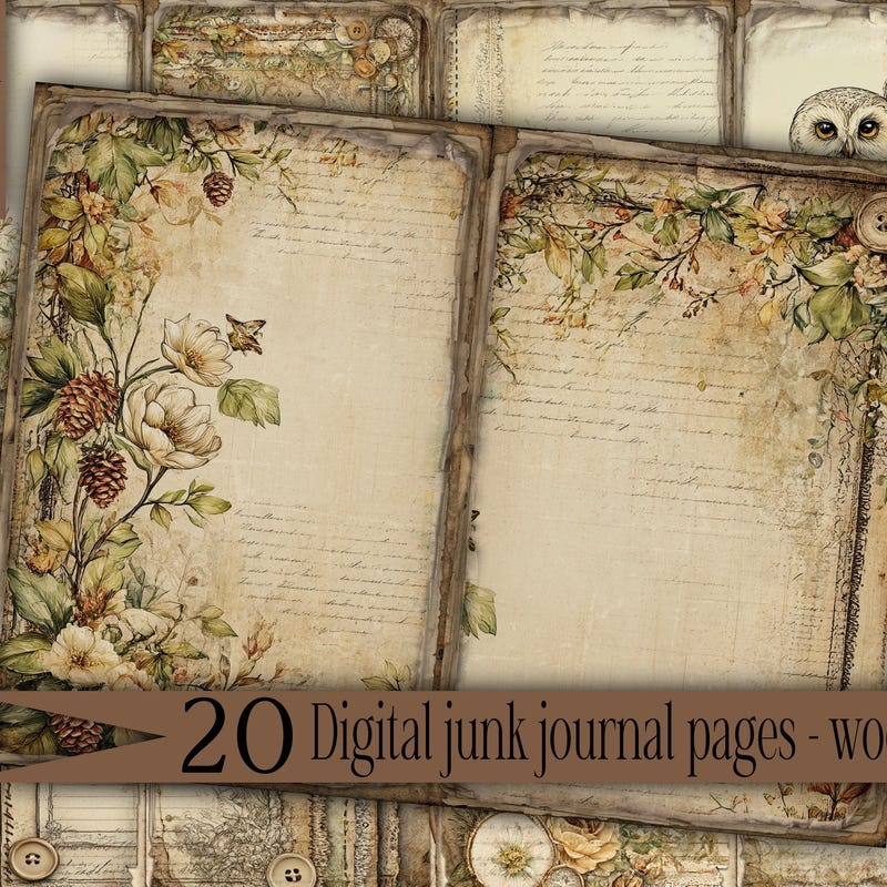 Forest Digital Print Set - Etsy UK