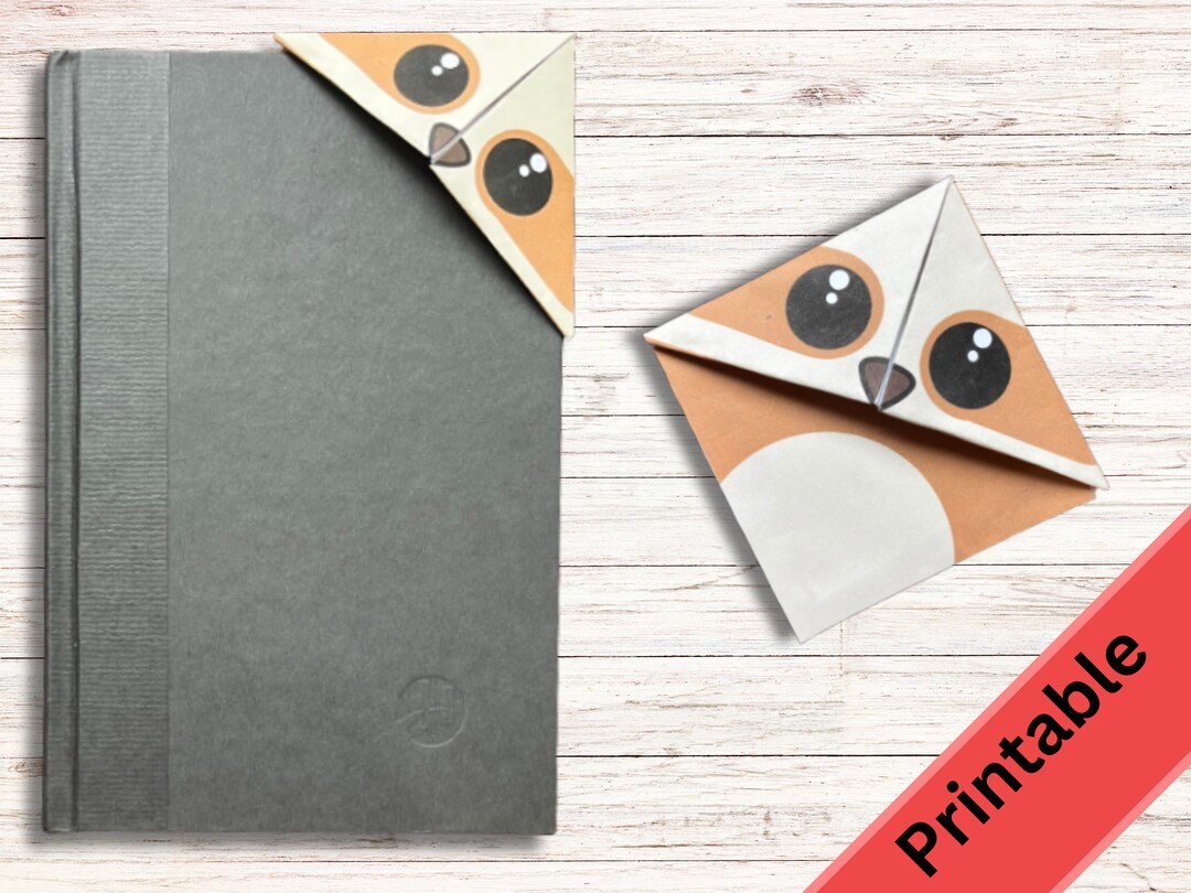 Sloth Bookmark, Corner Bookmark, Quick and Easy Craft, Printable - Etsy