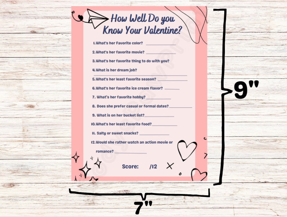 How Well Do You Know Your Valentine? Date Night Games, How Well Do You ...