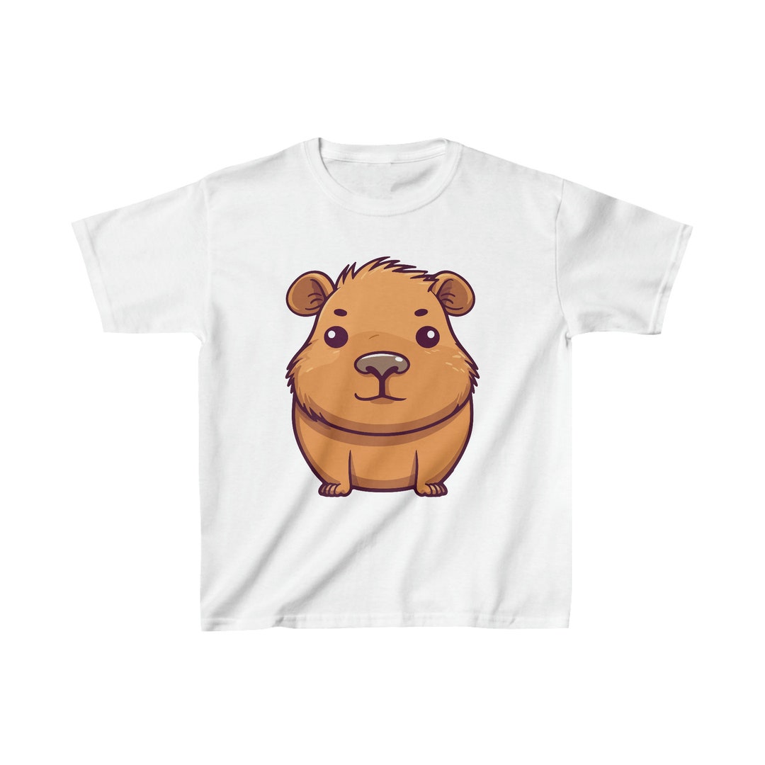 Cute Capybara Shirt, Kids T-shirts, Cute Shirt for Kids, Capybara Gifts ...