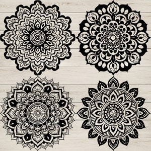 600 Mandala Vector Designs: Intricate SVG PNG Bundle (commercial Use ...
