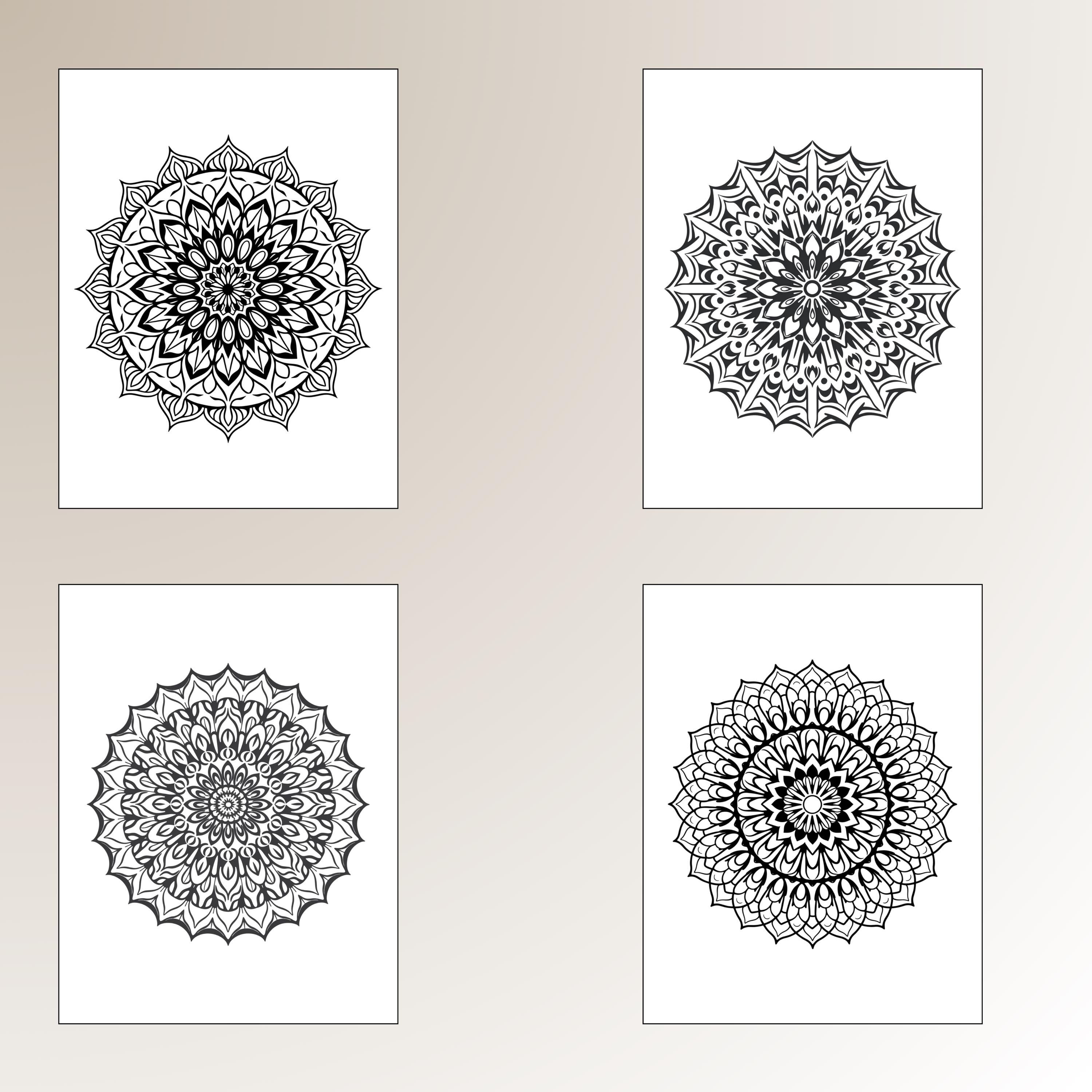 270 Basic Mandala Patterns to Practice in PDF for Practice and Art ...