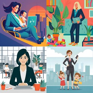 260 Girl Boss Clipart Mega Bundle, Woman Boss PNG SVG, Working Mom ...