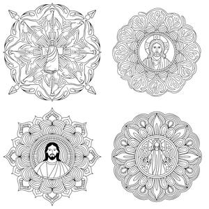 87 Jesus Mandala SVG PNG Bundle: Christian Religious Cut Files - Etsy