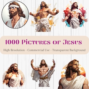 Pictures of Jesus Jesus Christ Clipart Bundle PNG, Svg Cricut Christian ...
