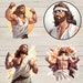 Buff Muscular Jesus SVG & PNG Bundle: 200 High-quality Christian ...