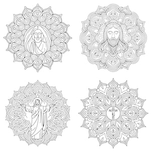 87 Jesus Mandala SVG PNG Bundle: Christian Religious Cut Files - Etsy