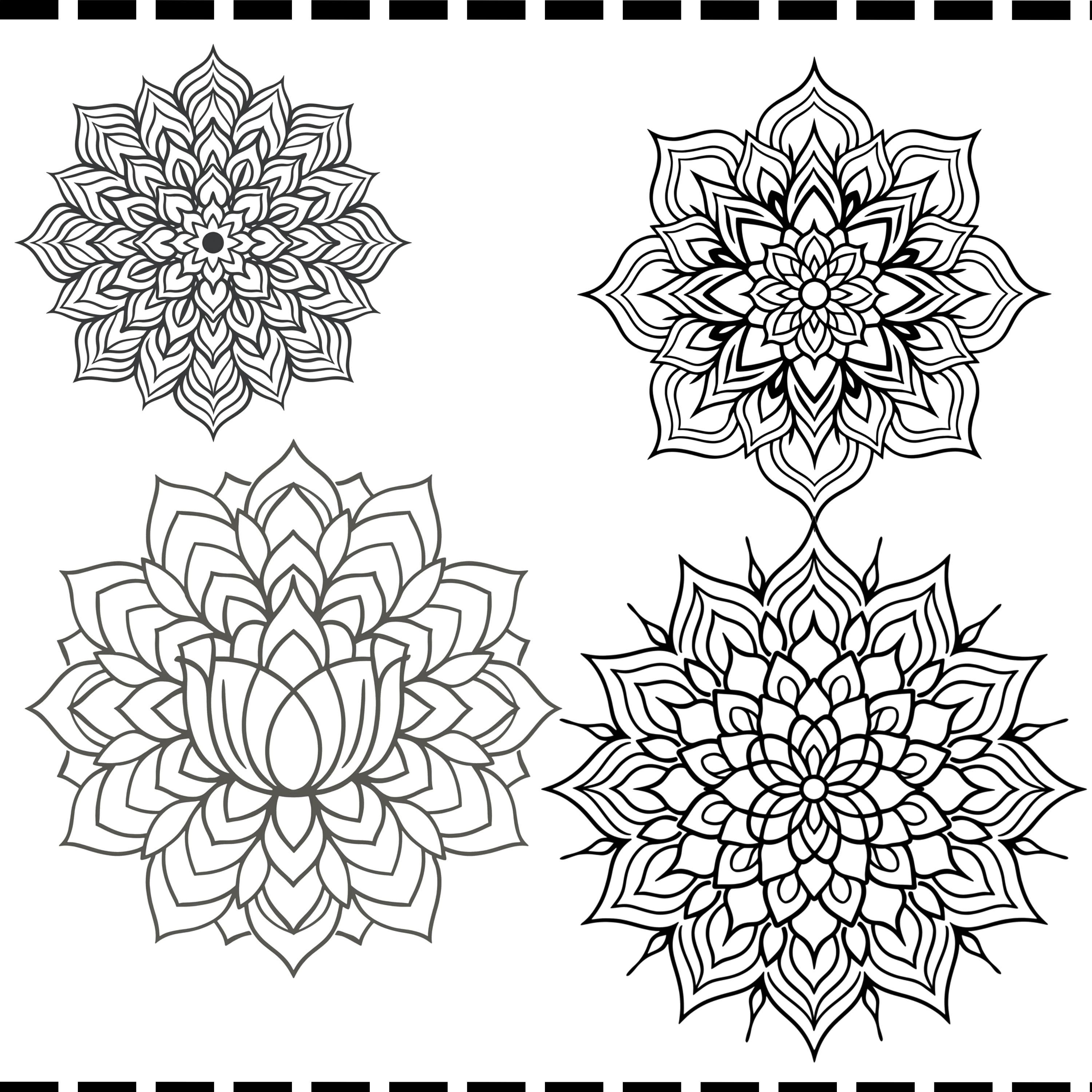 200 Mandalas for Mindfulness: A4 Size Coloring Book for Relaxation and ...