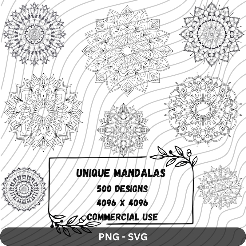 Mandala Print Framed - Etsy