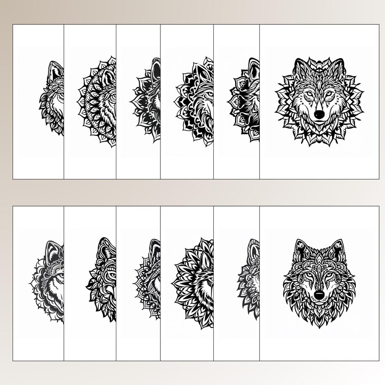 Coloring Pages Whole Shop Bundle: Mandalas & Animals (printable PDF) - Etsy