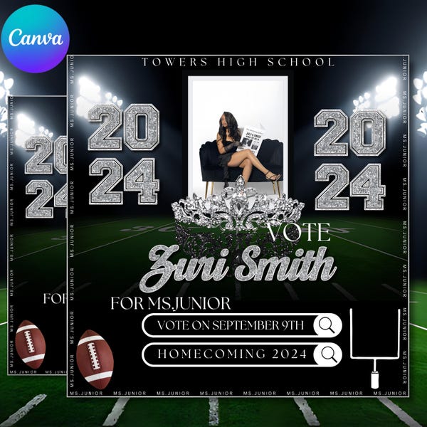 Homecoming Flyers Template - Etsy