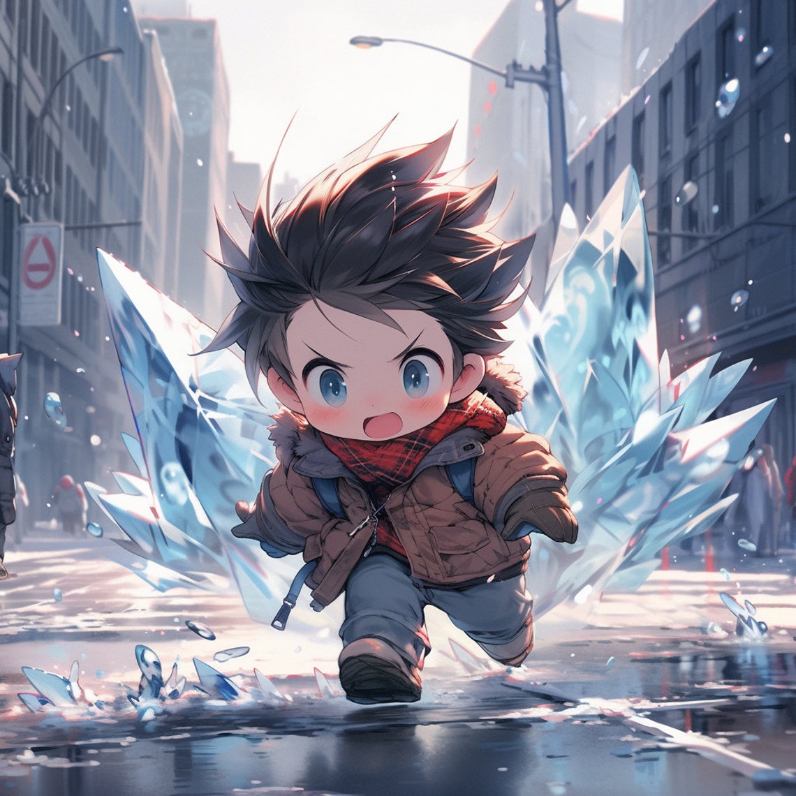 Custom Chibi Anime Character Commission Artwork Illustration - Etsy