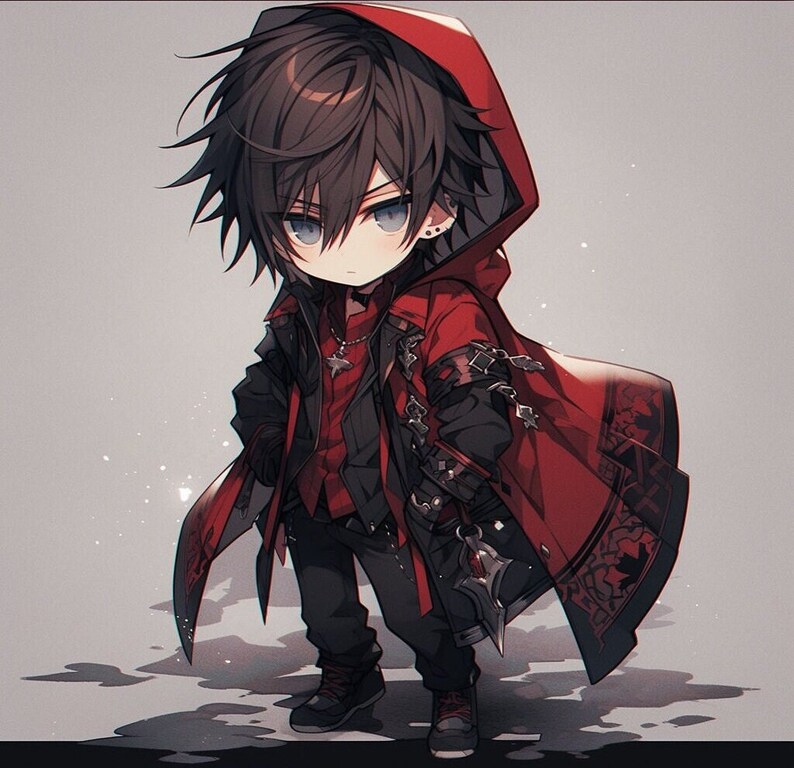 Custom Chibi Anime Character Commission Artwork Illustration - Etsy