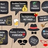 Retirement Party Photo Booth Props Printable, Retirement Photo Booth ...