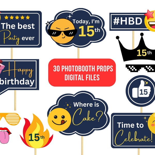 Birthday Props - Etsy