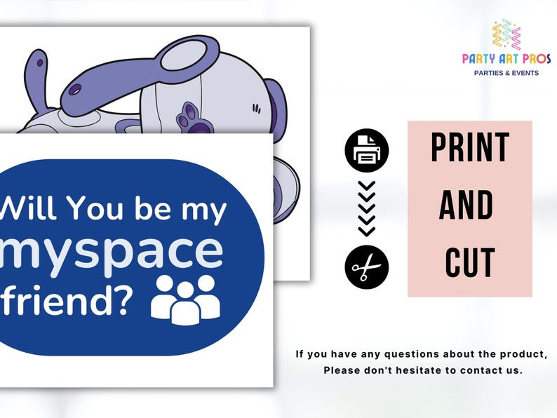 2000s Party Props Printable, Y2K Party Photo Props, Y2K 2000s Party ...