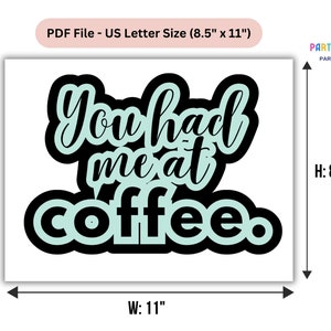 Coffee Party Photo Booth Props: 30 Printable Designs (PDF) - Etsy