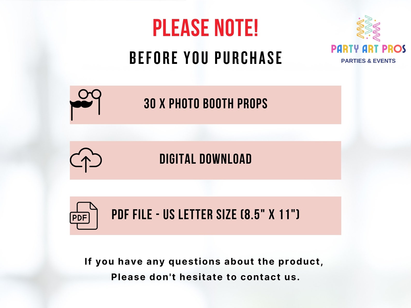 360 Photo Booth Props, Party Photo Booth Props, Photo Booth Props ...