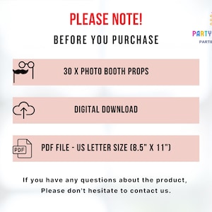 360 Photo Booth Props, Party Photo Booth Props, Photo Booth Props ...