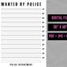 Mugshot Backdrop: Police Lineup Party Photo Booth (digital Download) - Etsy