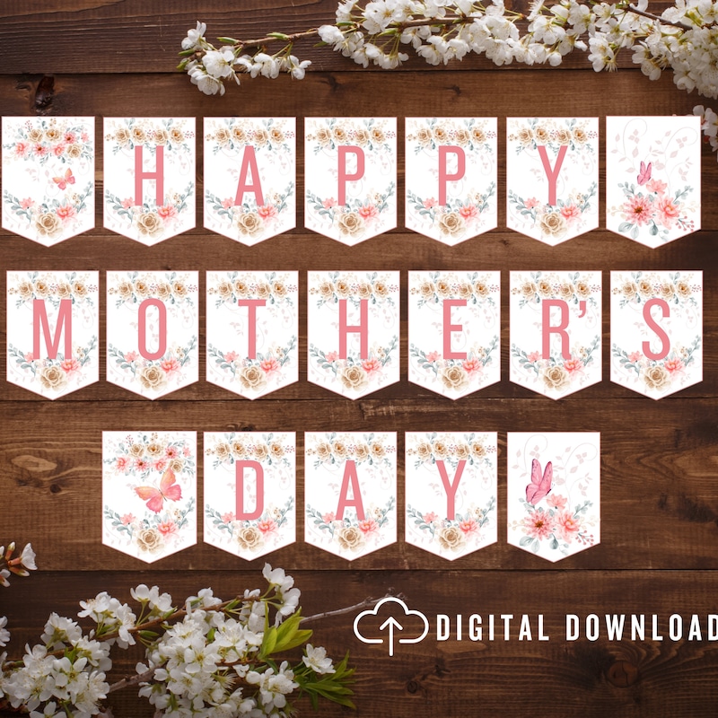 Floral Banner - Etsy