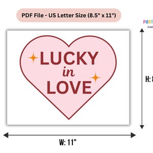 Lucky in Love Bachelorette Party Props, Vegas Bachelorette Photobooth ...