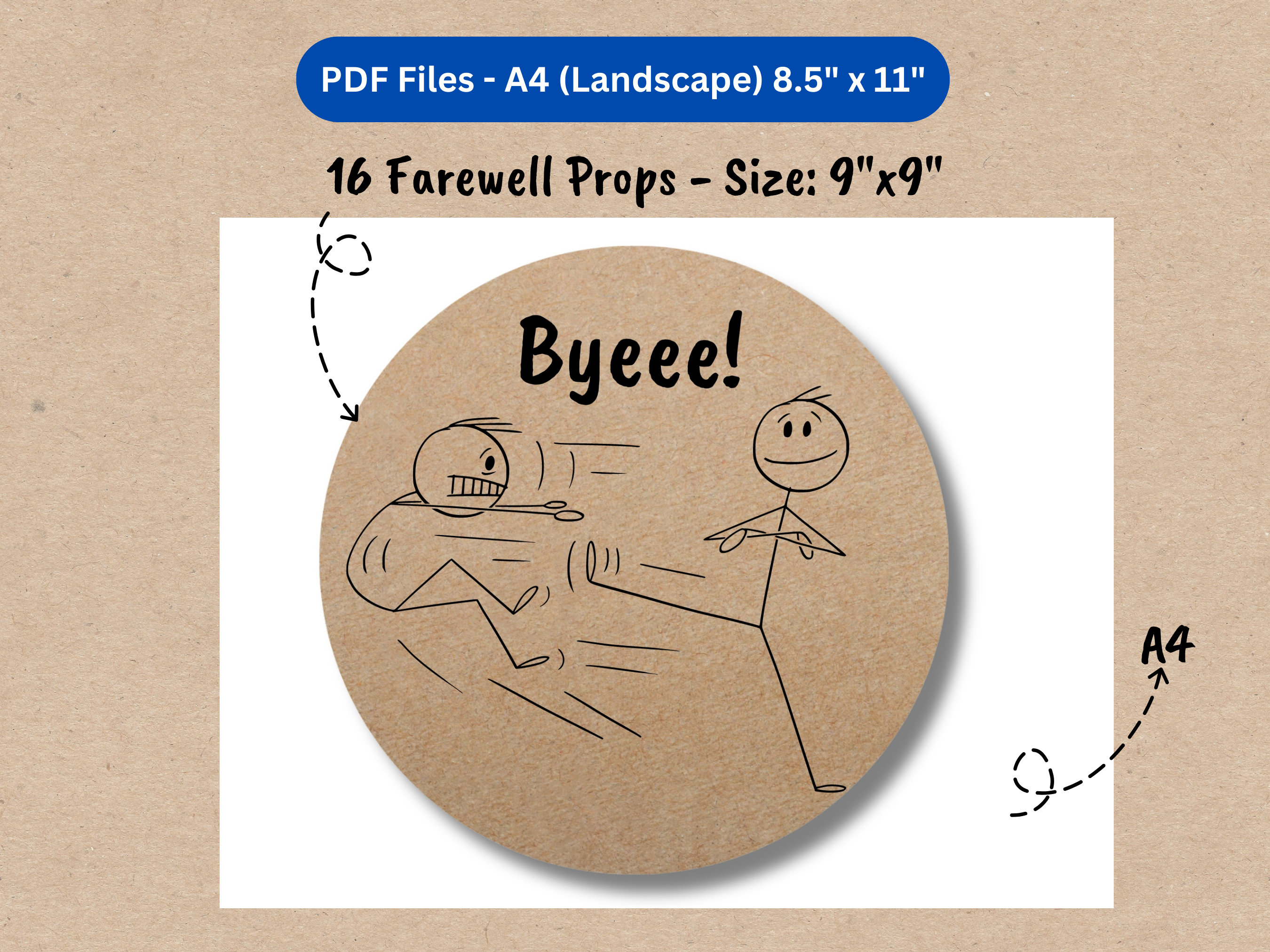 Farewell Photo Booth Props, Farewell Party Props, Office Photobooth ...