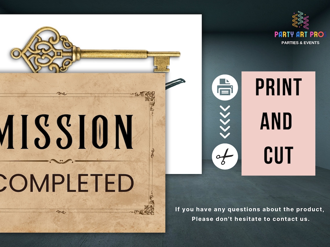 Escape Room Photo Booth Props: 30 Printable Signs (digital Download) - Etsy