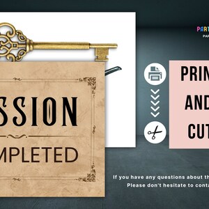 Escape Room Photo Props Printable, Escape Room Signs, Escape Room ...