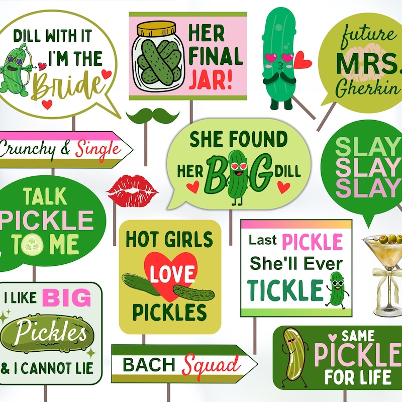 Pickle Theme Bachelorette - Etsy