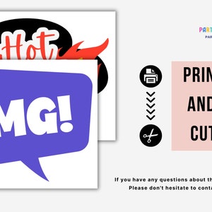 Funny Party Photo Booth Props, Funny Photo Props, Funny Party Props ...