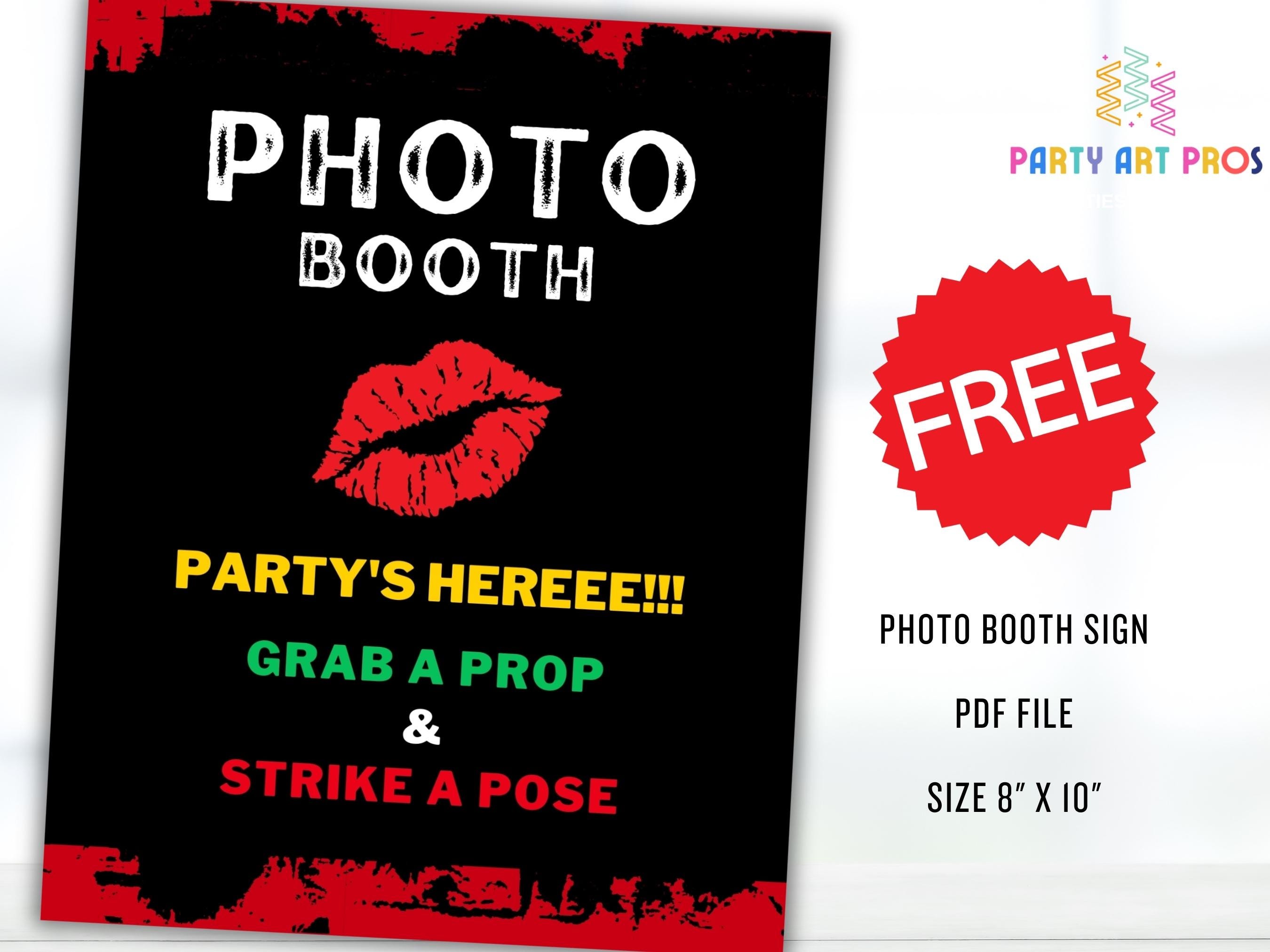 Jersey Inspired Party Props Printable, Shore Thing Party Photobooth ...