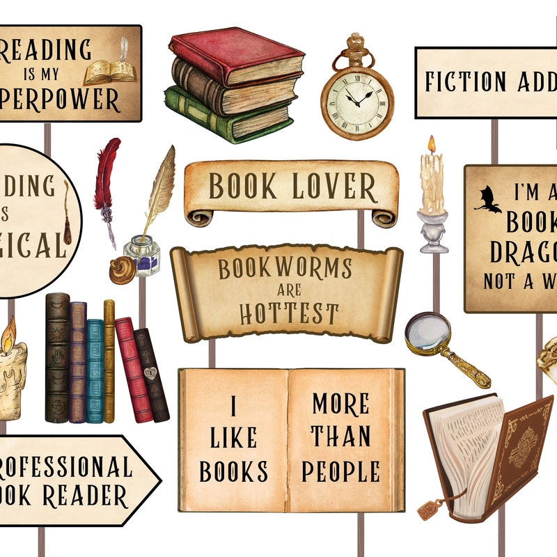 Book Props - Etsy